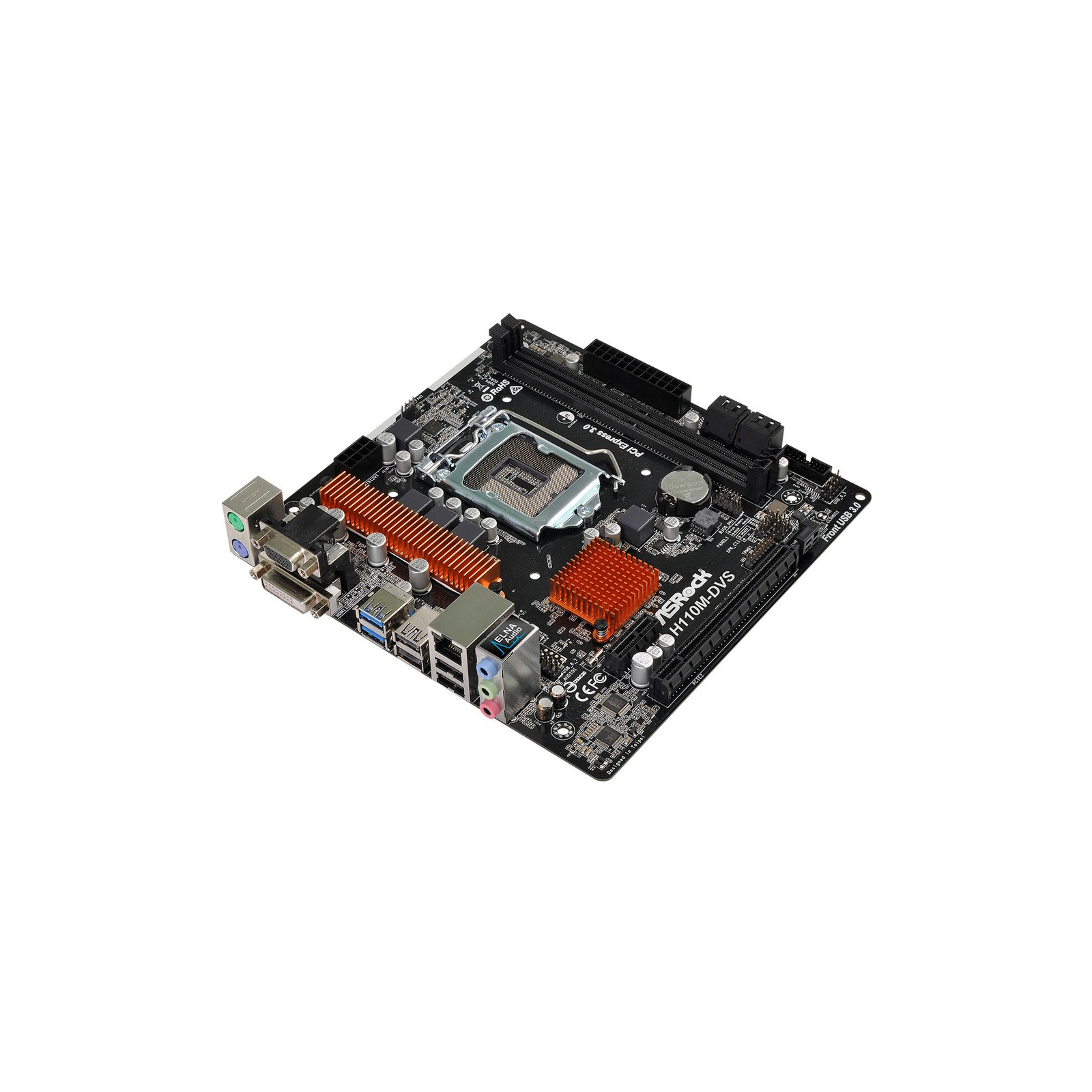 Материнская плата ASRock H110M-DVS R3.0 цены в Киеве и Украине - купить ...