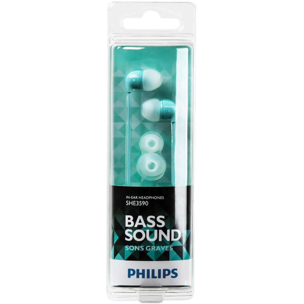 Наушники Philips SHE3590 Light blue (SHE3590LB) цены в Киеве и Украине ...