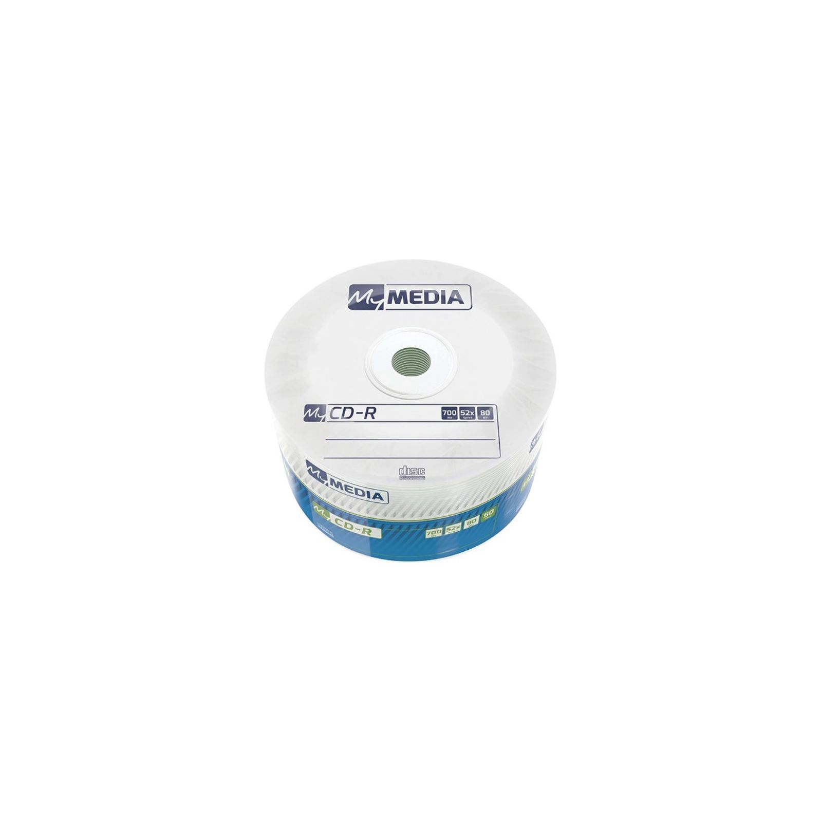 ᐈ Купити диск cd MyMedia CD-R 700Mb 52x MATT SILVER Wrap 50 (69201) в ...
