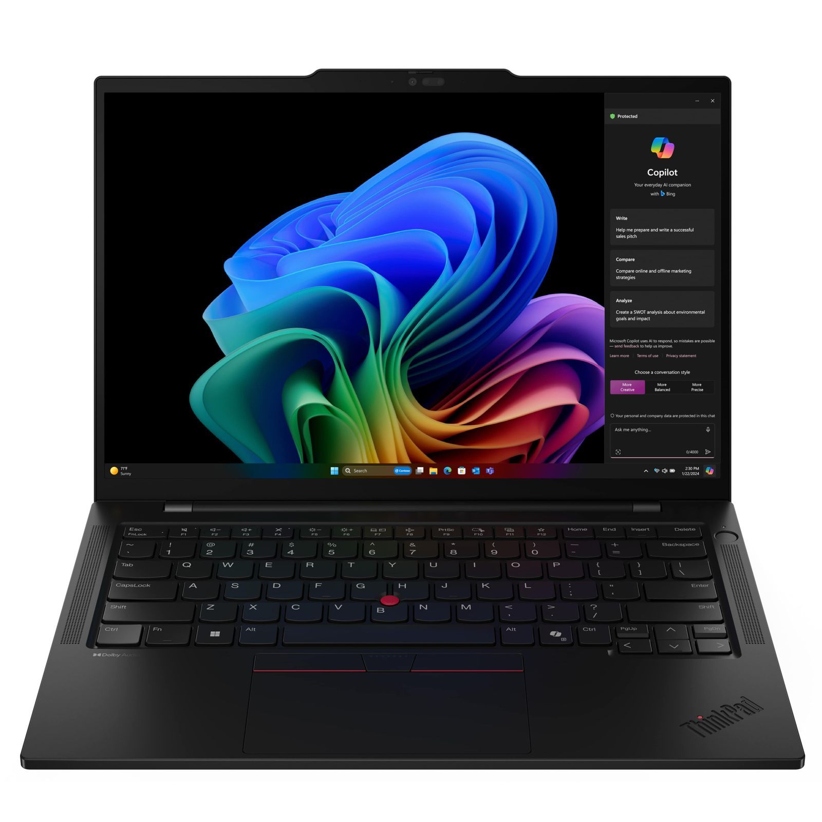 Ноутбук Lenovo ThinkPad T14s G6 (21M1000BRA)цены в Киеве и Украине ...
