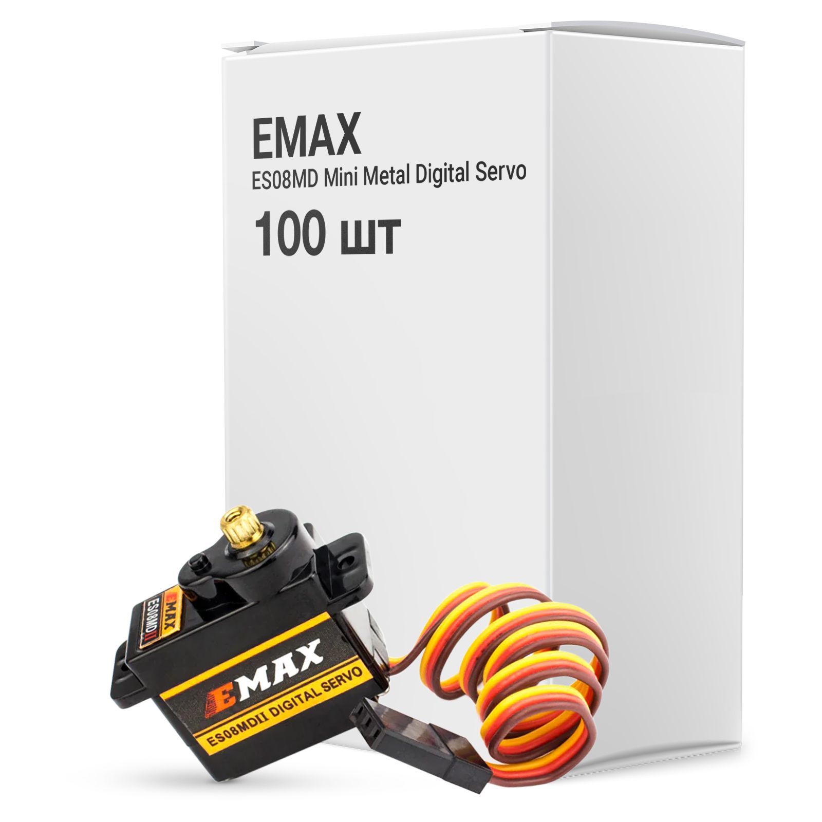 Сервопривід для дрона Emax ES08MD Mini Metal Digital Servo упаковка 100 ...