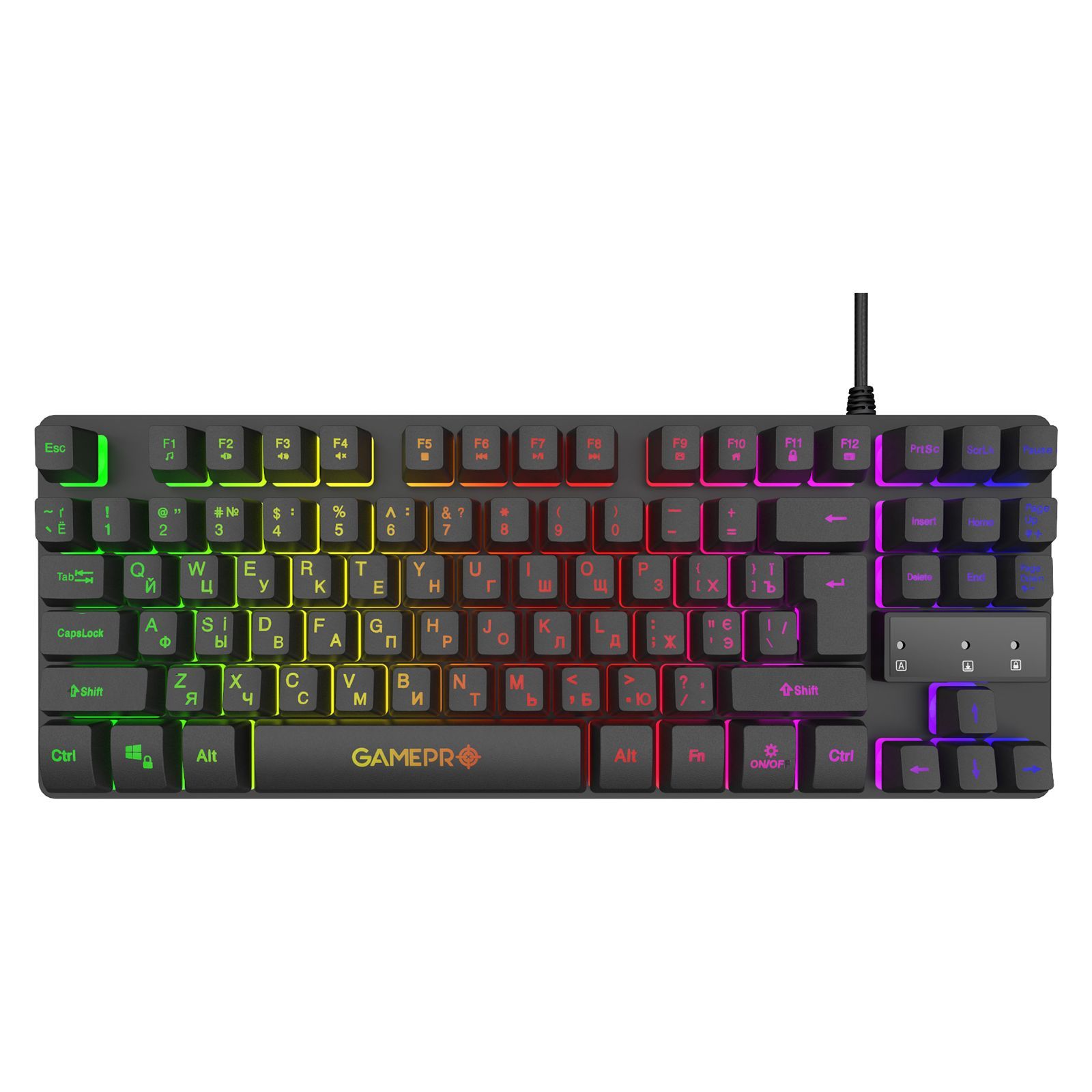 ᐈ Купити клавіатуру GamePro GK537 Nitro USB Black в Києві та Україні ...