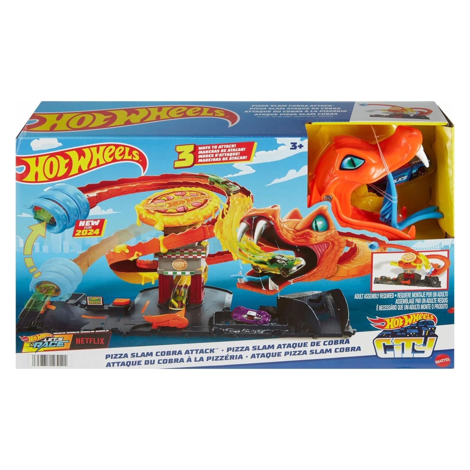 ᐈ Купити автотрек Hot Wheels City Атака кобри (HTN81) в Києві та ...