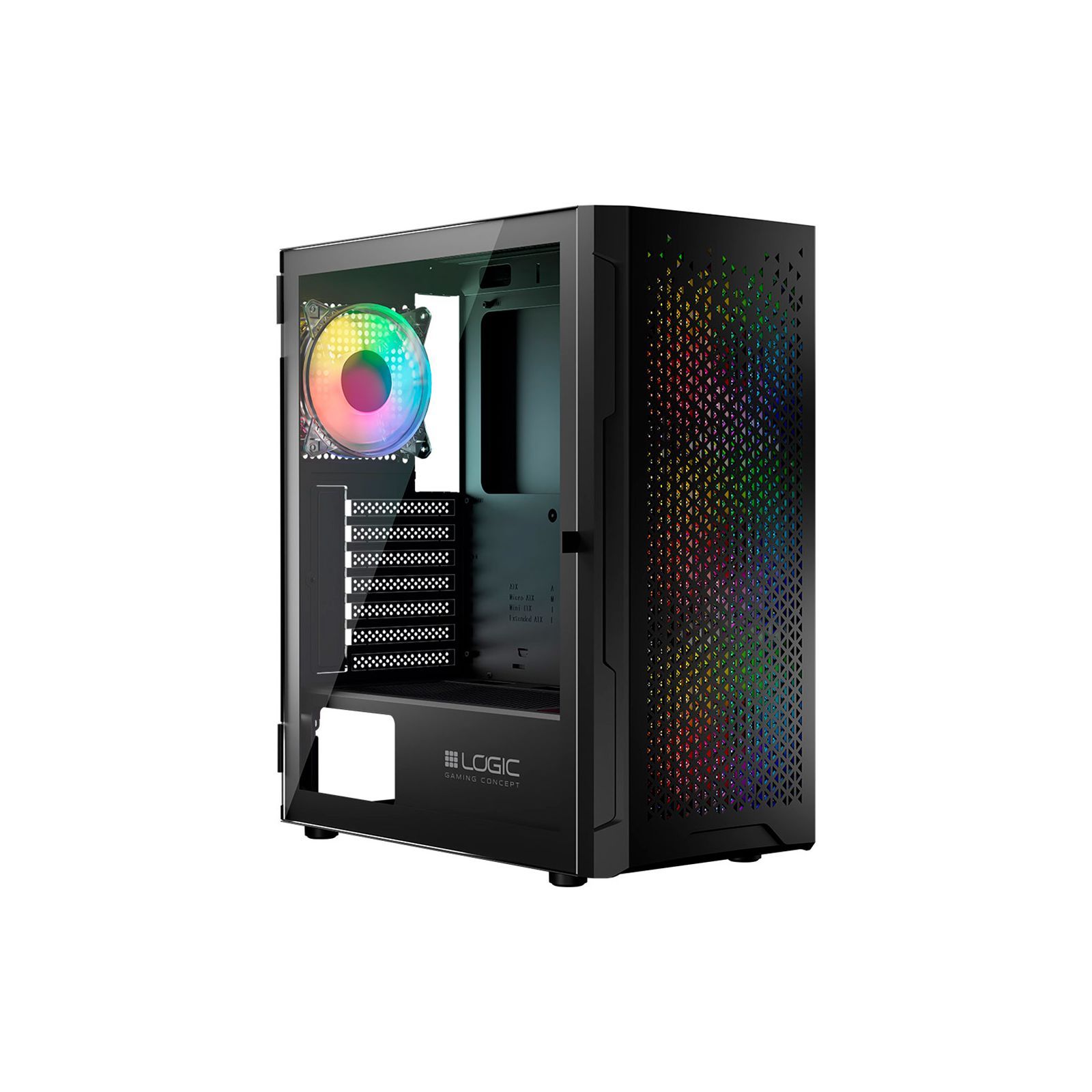 ᐈ Купити корпус для пк Logic concept ARAMIS MESH+GLASS ARGB fans ...
