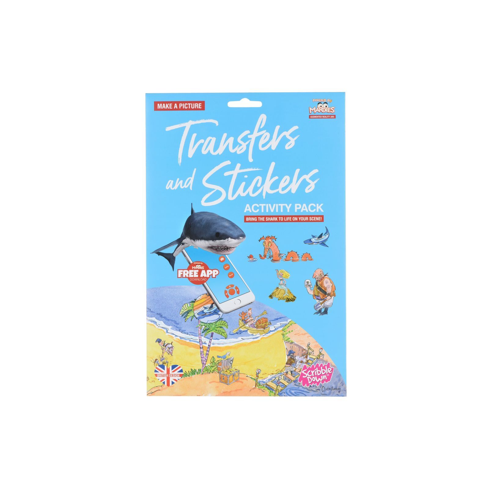 ᐈ Купити набір для творчості Scribble down Набор переводных наклеек с ...