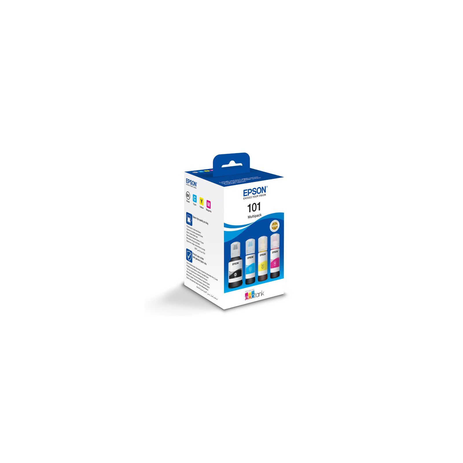 Контейнер з чорнилом Epson 101 Multipack (C,M,Y,Bk) (C13T03V64A)ціни в ...