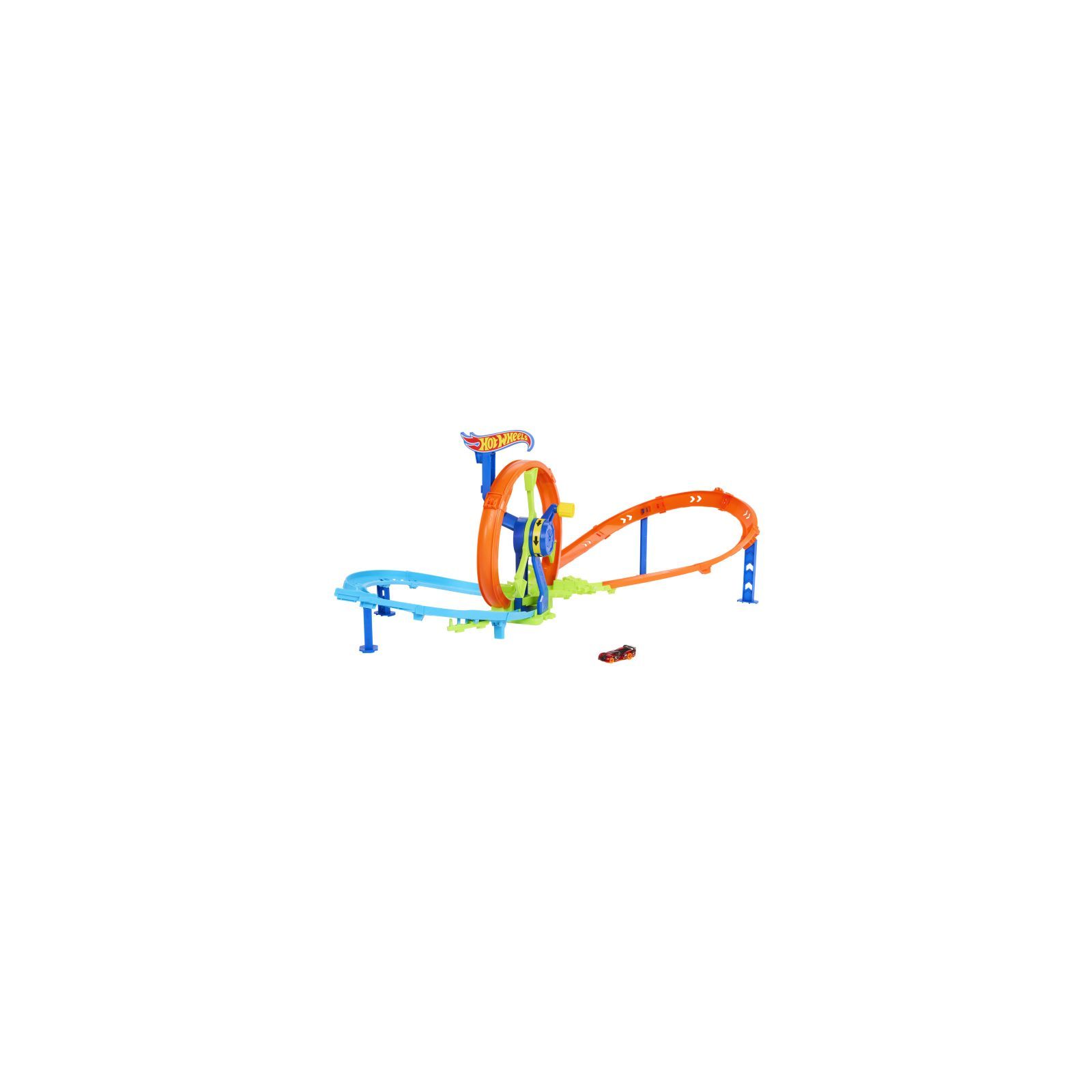 ᐈ Купити автотрек Hot Wheels Stunt tracks Перегони на віражах (JBX65) в ...
