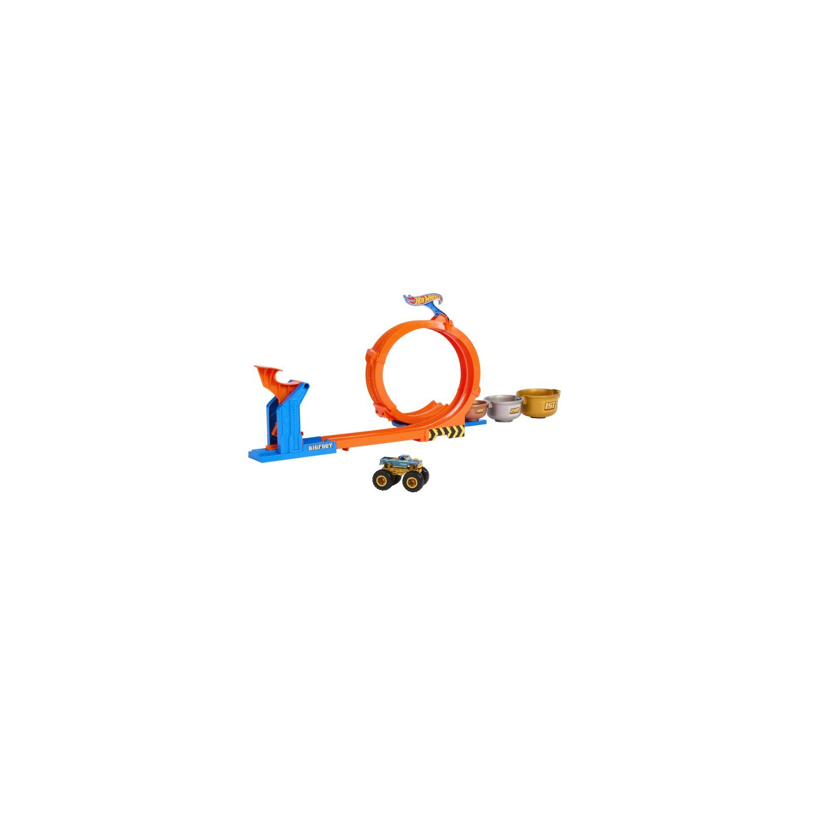 ᐈ Купить автотрек Hot Wheels Monster Trucks Петлі та трюки (JBX64) в ...