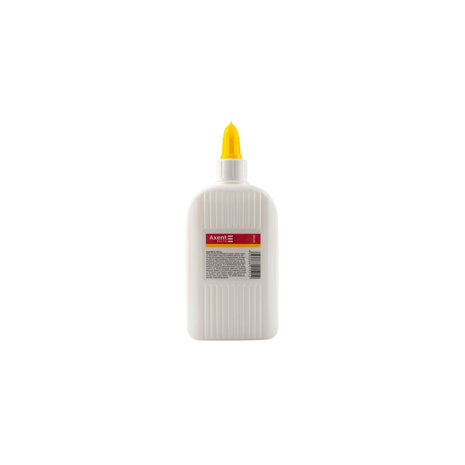 Клей Delta by Axent White glue, PVA, 200 мл, cap dispenser (D7123)цены в Киеве и Украине ...