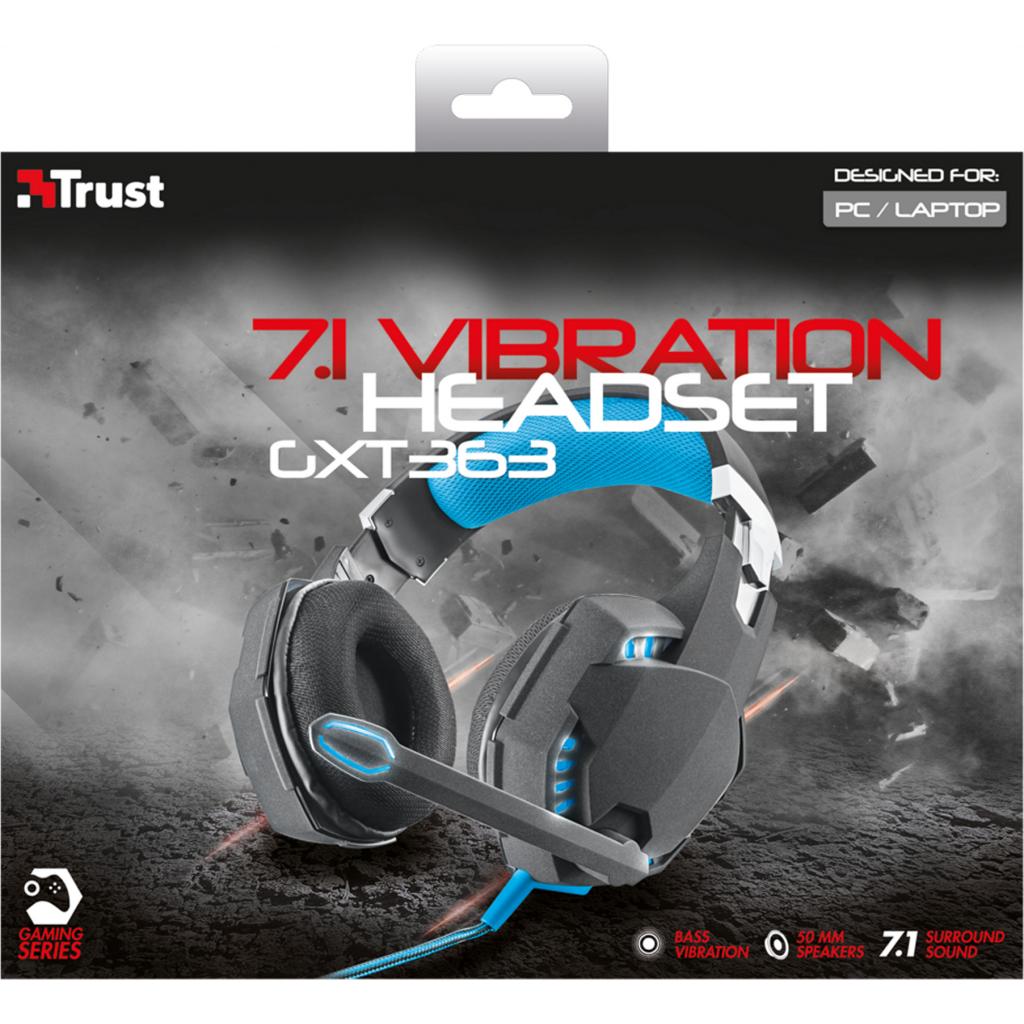 Навушники Trust GXT 363 7.1 Bass Vibration Headset (20407) ціни в Києві ...