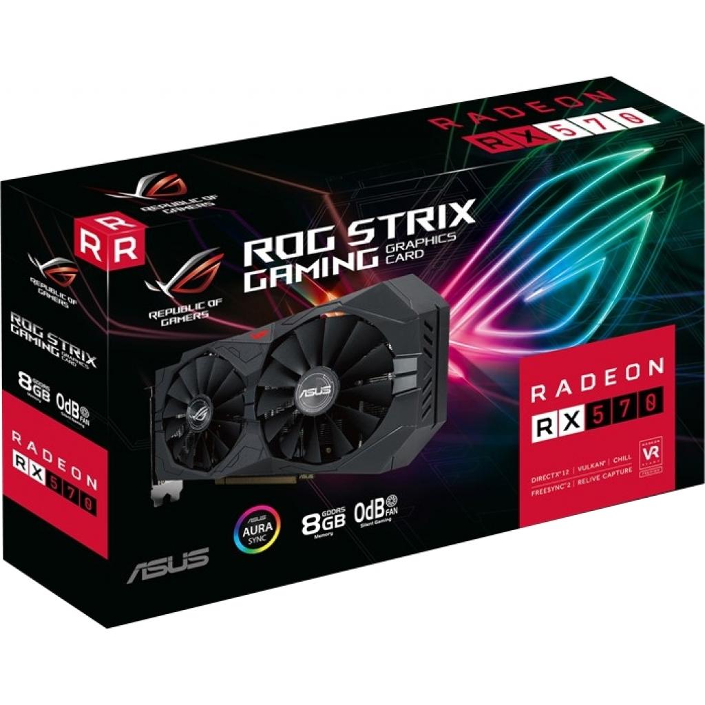 Відеокарта ASUS Radeon RX 570 8192Mb ROG STRIX GAMING (ROG-STRIX-RX570 ...