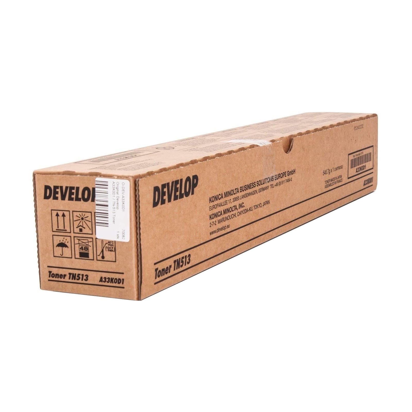 ᐈ Купити тонер-картридж Develop TN513 black, ineo 454 554e (A33K0D1) в ...