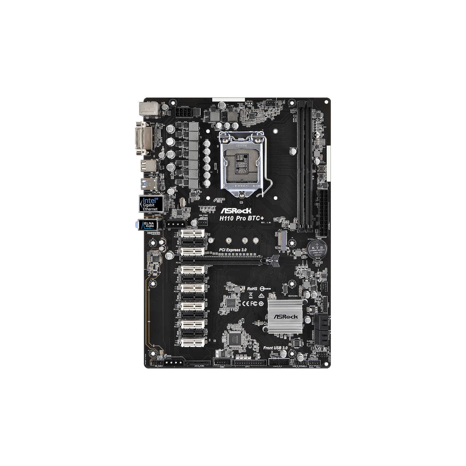Материнская плата ASRock H110 PRO BTC+ цены в Киеве и Украине - купить ...