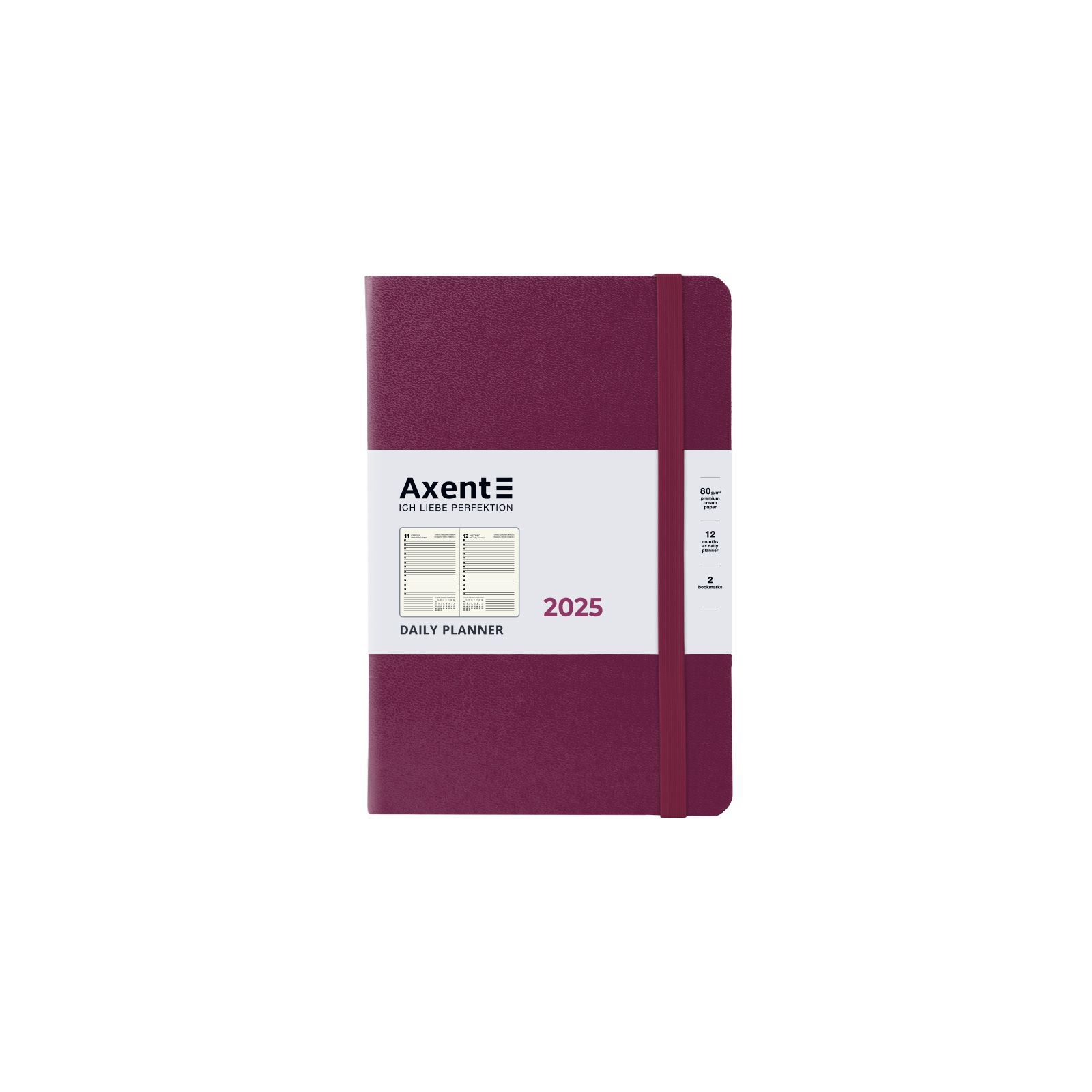 Тижневик Axent датований 2025 Partner Strong 145х210 мм, винний (8819-25-46-A)ціни в Києві та ...