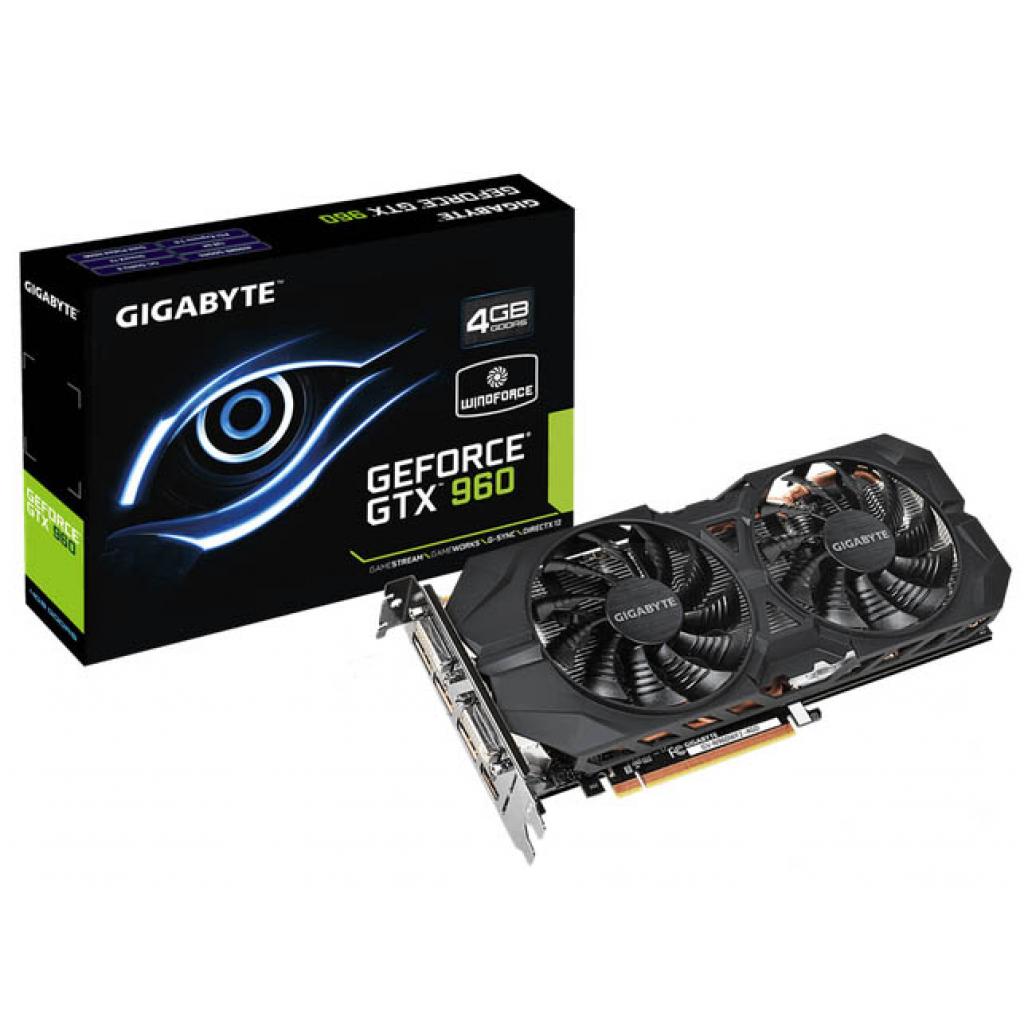 Видеокарта GIGABYTE GeForce GTX960 4096Mb WF2 (GV-N960WF2-4GD)цены в ...