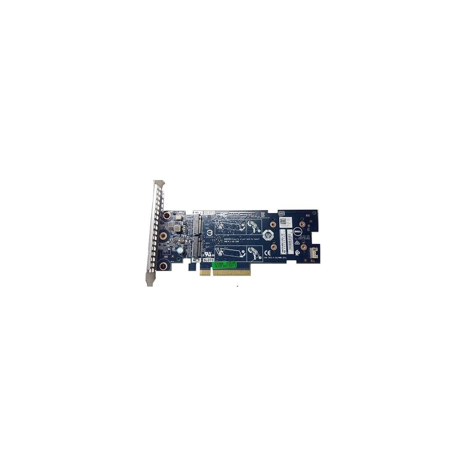 Плата расширения Dell PCIe x8 до SSD 2x m.2 NVMe BOSS controller card ...
