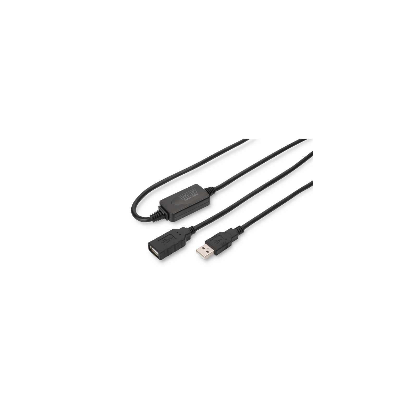 ᐈ Купити дата кабель Digitus USB 2.0 AM/AF 15.0m Active (DA-73101) в ...