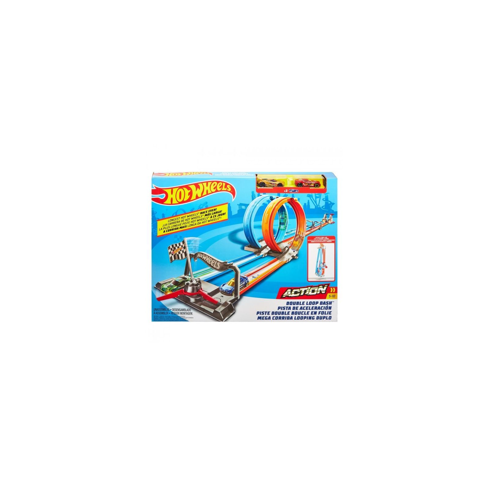 ᐈ Купити автотрек Hot Wheels Портативний "Подвійна петля" (GFH85) в ...