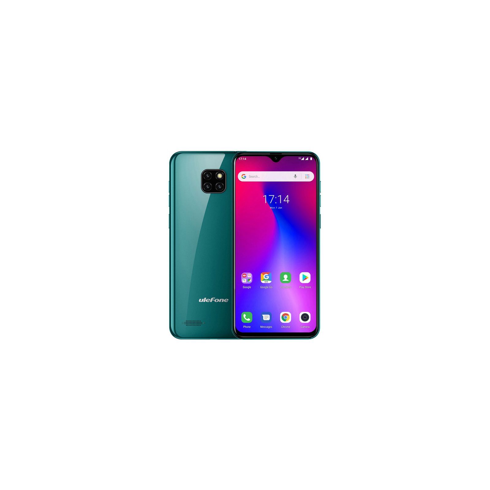 Мобільний телефон Ulefone S11 1/16Gb Midnight Green (6937748733492)ціни ...