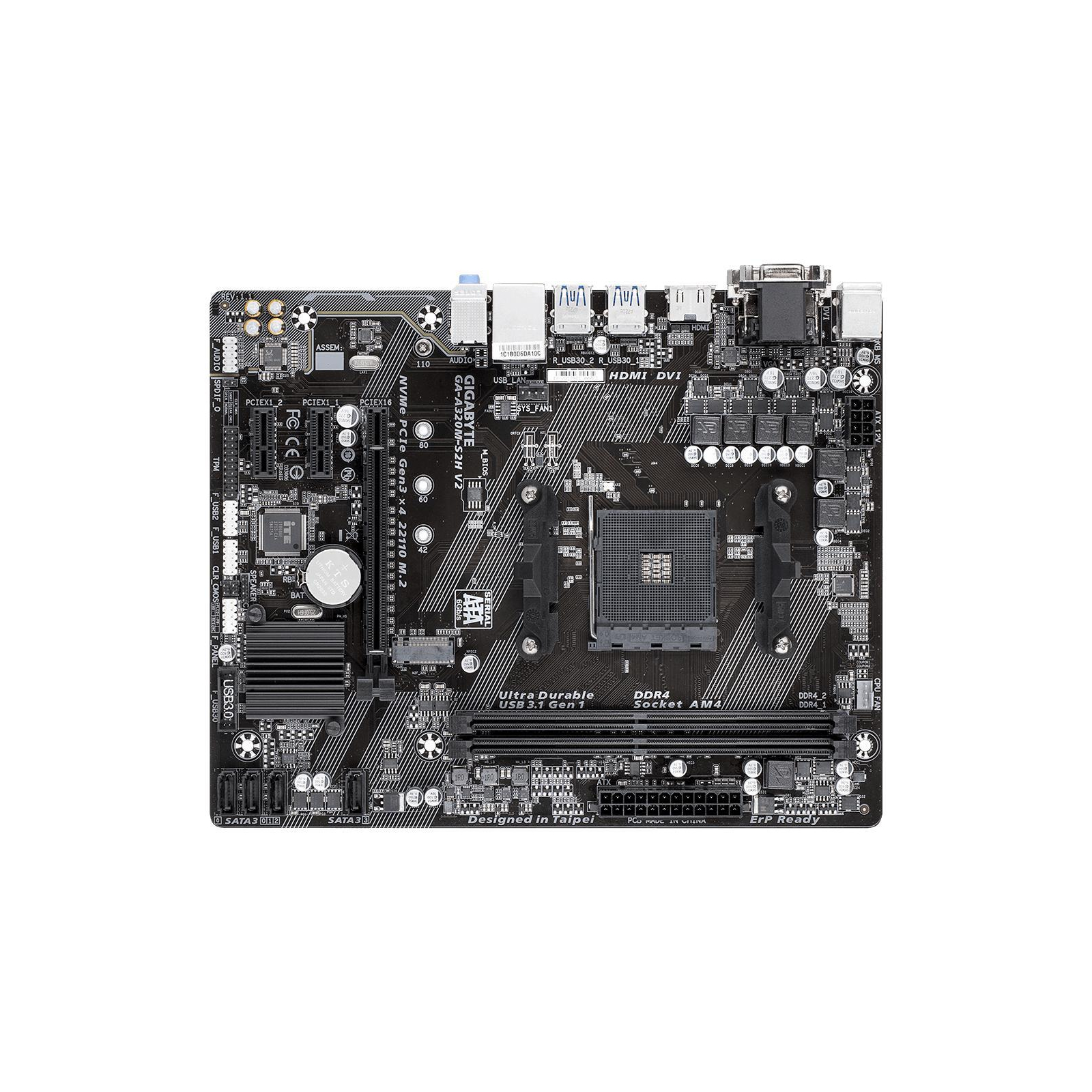 Материнская плата GIGABYTE GA-A320M-S2H V2 цены в Киеве и Украине ...