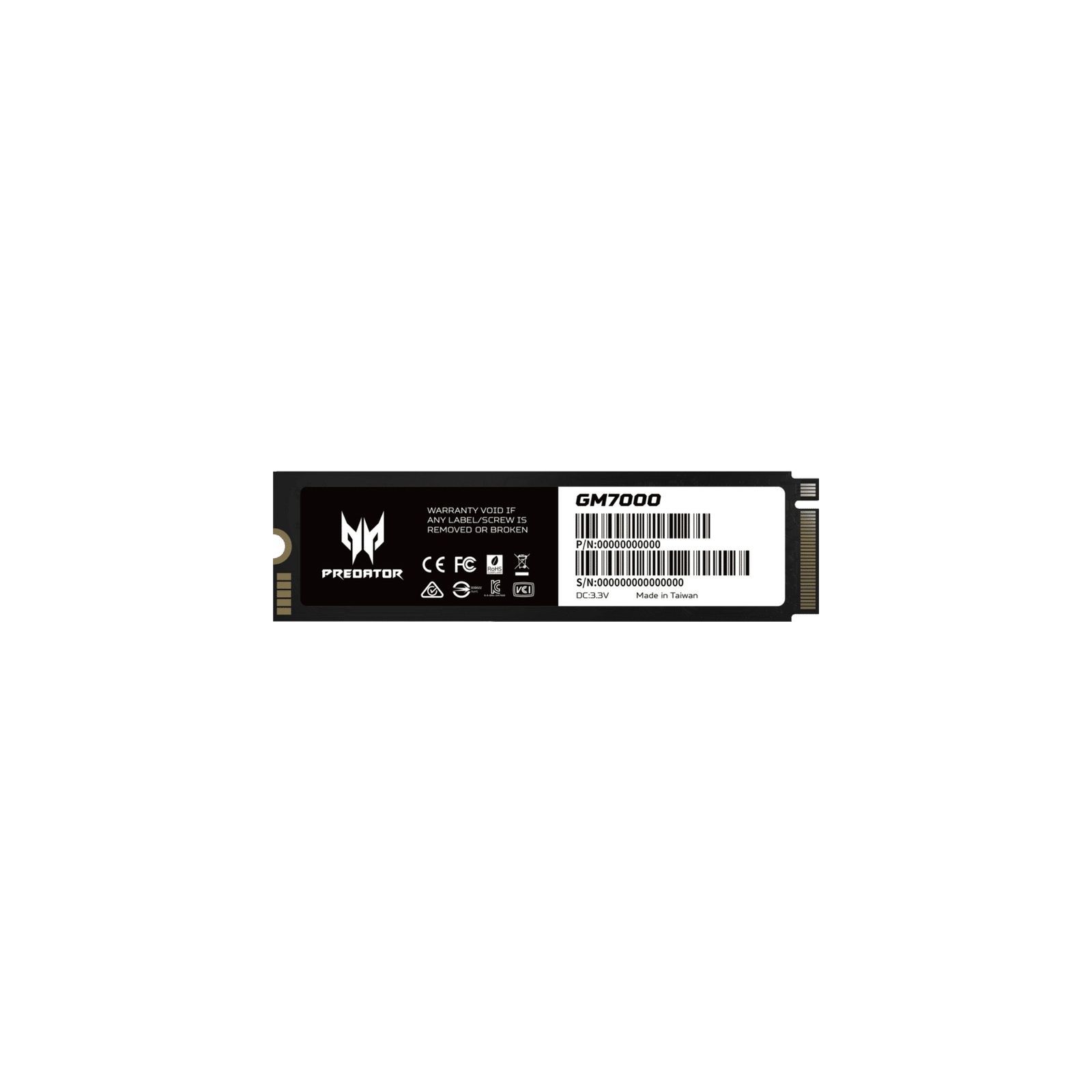 ᐈ Купити накопичувач ssd Acer Predator M.2 2280 1TB GM7000 (BL.9BWWR ...