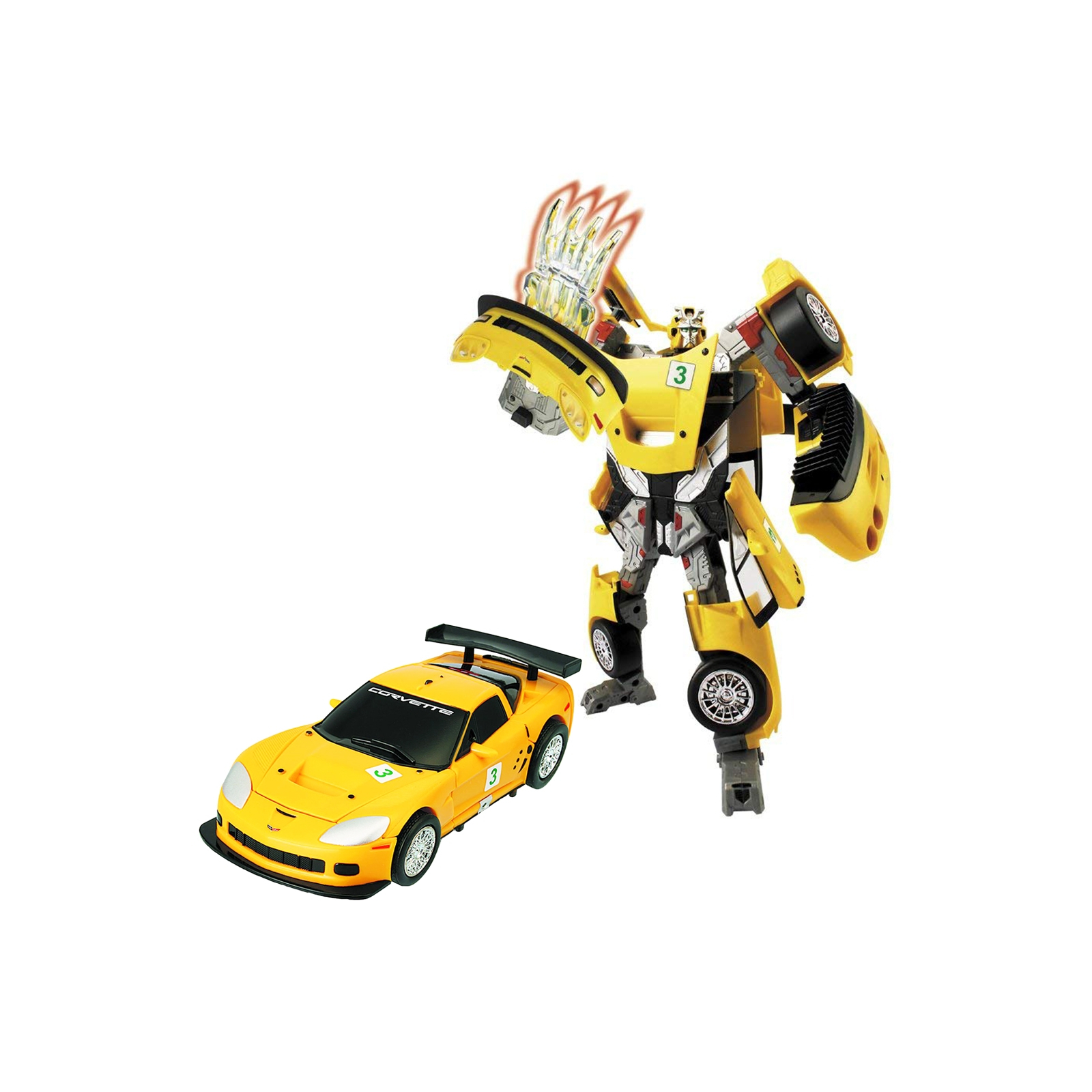 Трансформер Roadbot Chevrolet Corvette C6R 1:18 (50150R)цены в Киеве и ...
